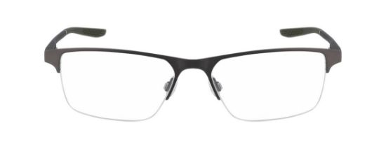 Nike 8045 Semi-Rim Rectangular Eyeglasses – Lightweight & Stylish